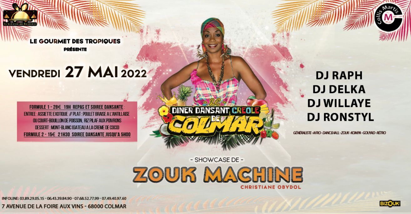 27 mai Zouk Machine Collis Martis FB - Collis Martis - Restaurant ...
